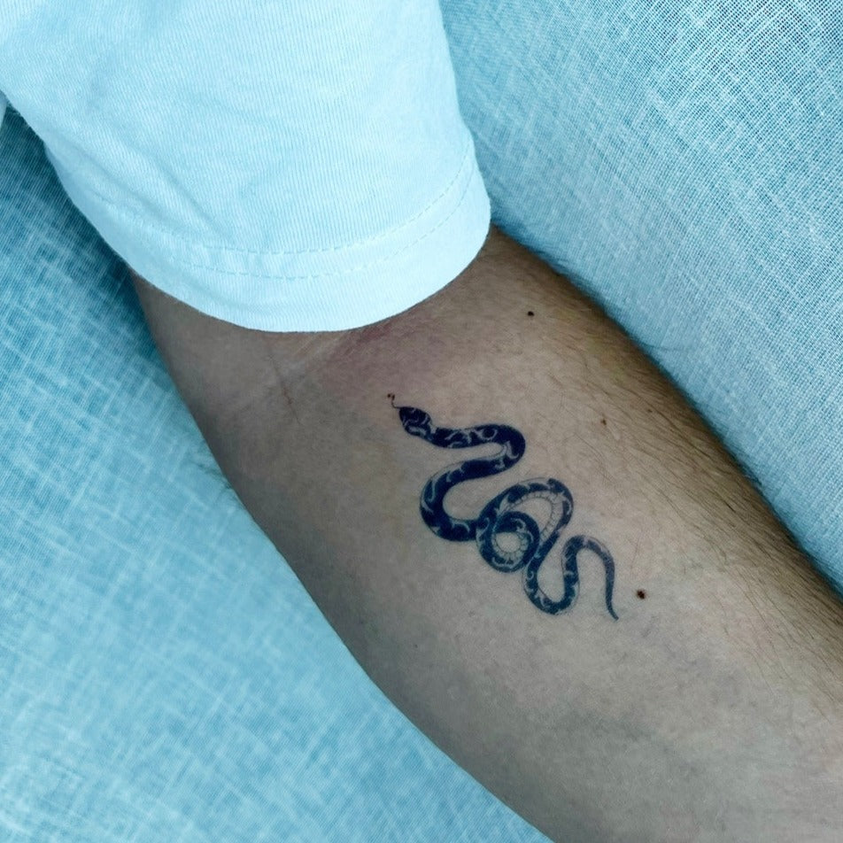 Tatuaggio Serpente Infinito Serpiente Muy Elegante Que Se Lleva Patri